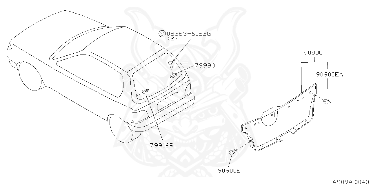 79916-D1000 - Nissan - Hook - Nengun Performance