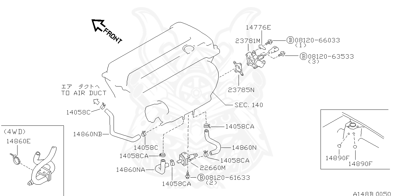 01658-01481 - Nissan - Plug, Blind - Nengun Performance