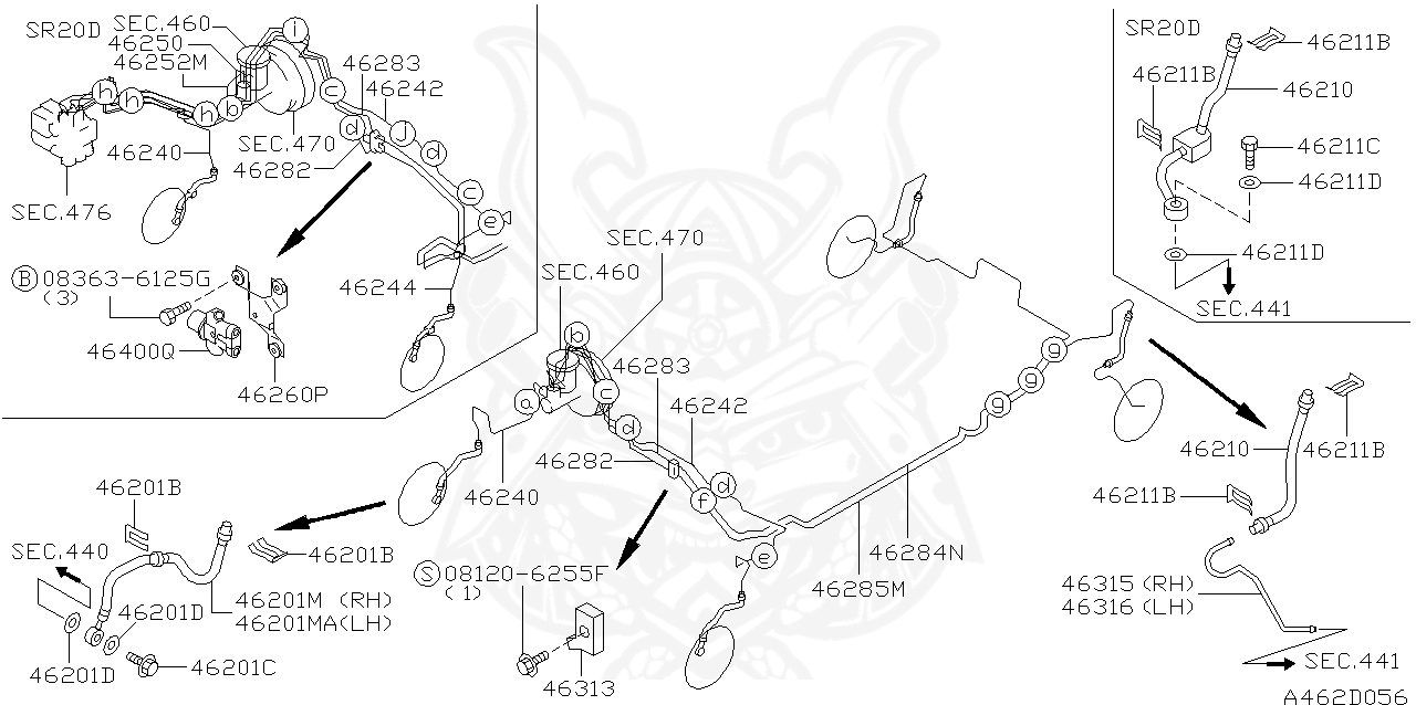 46206-M0200 - Nissan - Spring, Lock Brake Hose - Nengun Performance