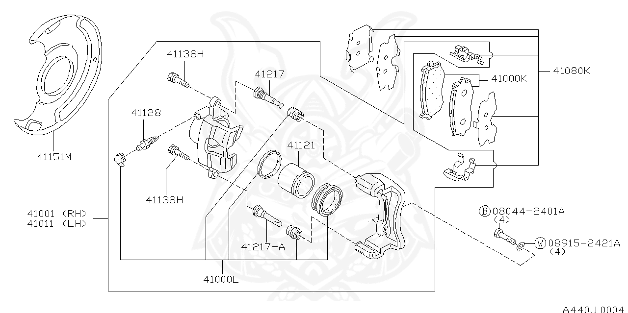 41121-71E00 - Nissan - Piston, Cylinder- - Nengun Performance