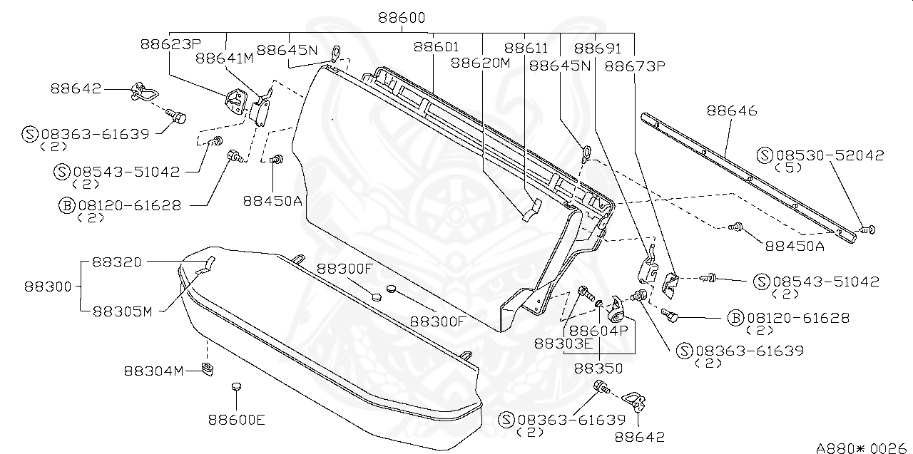 64892-W5000 - Nissan - Cover, Hall - Nengun Performance