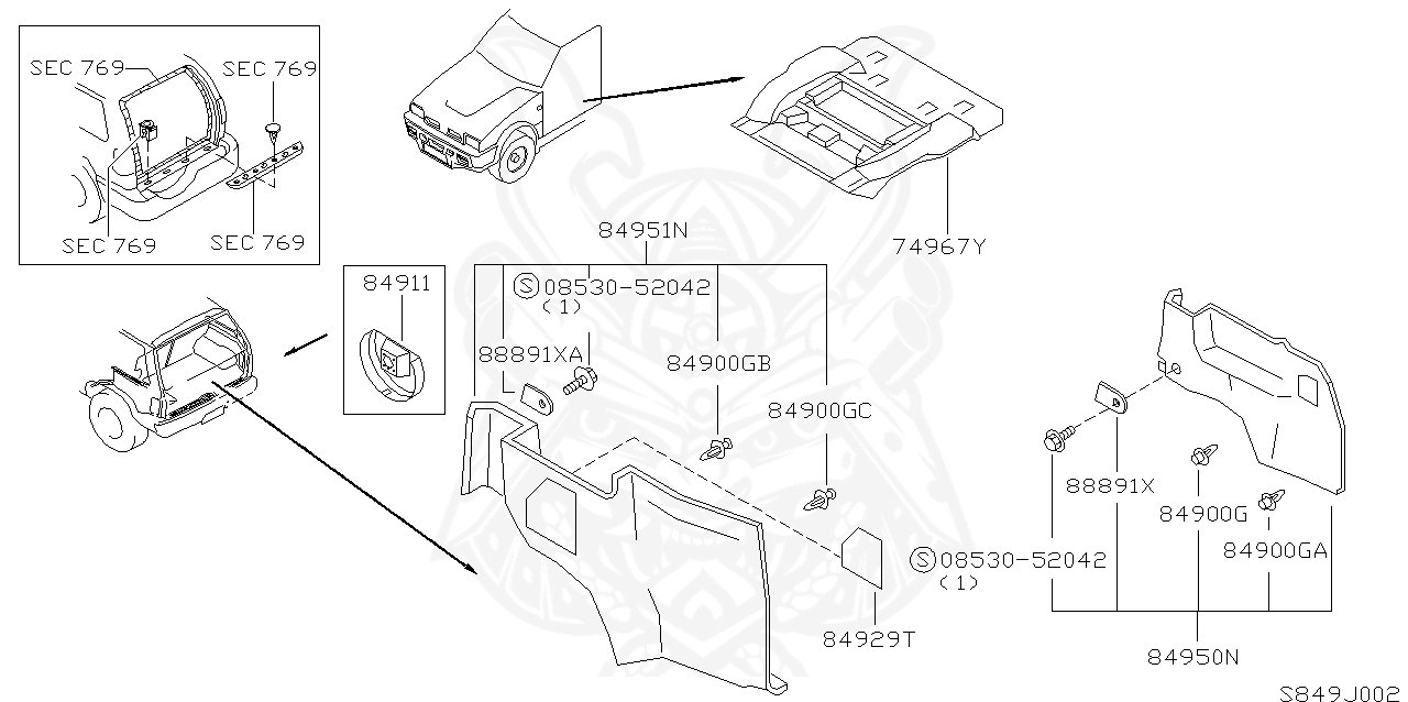 01554-00061 - Nissan - Clip - Nengun Performance