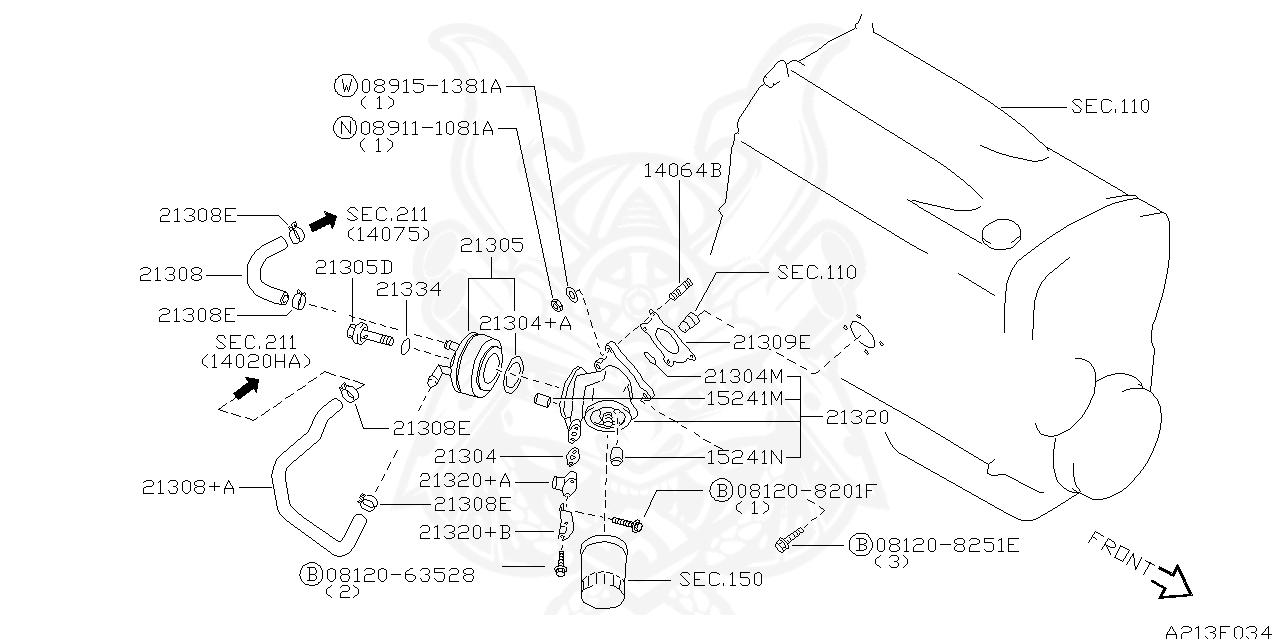 16439-17B00 - Nissan - Clip - Nengun Performance