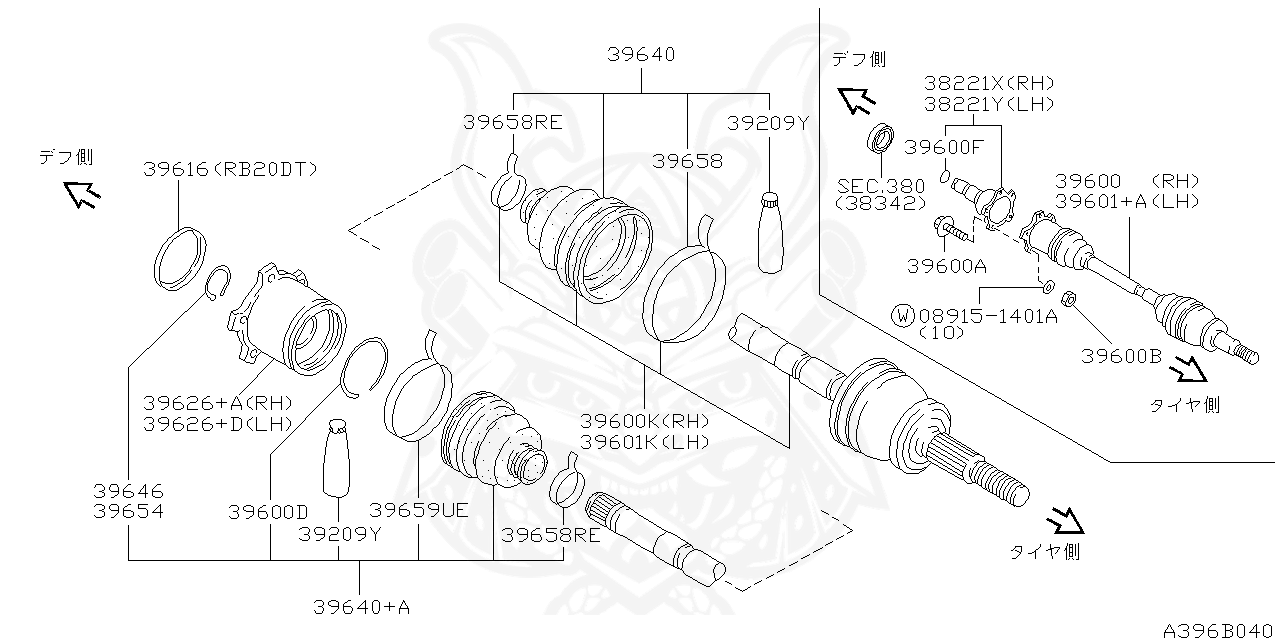 38225-35F00 - Nissan - Circuit, Side Gear - Nengun Performance