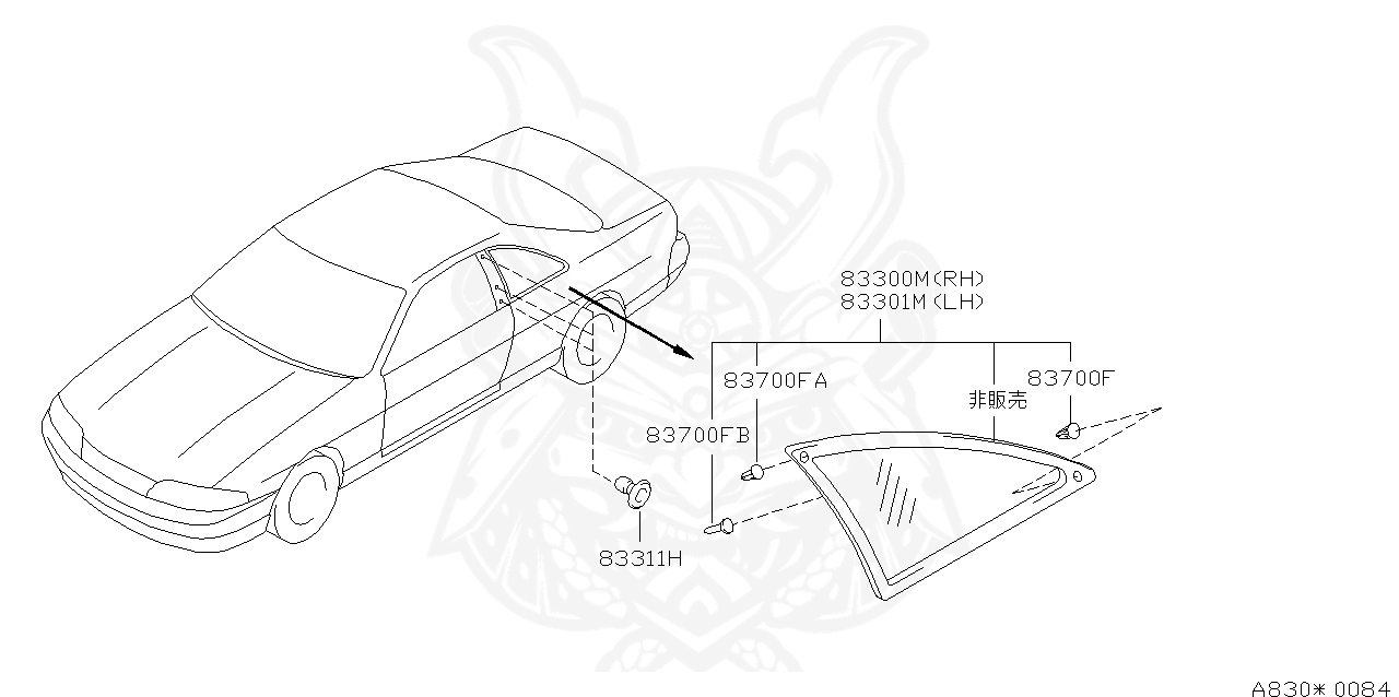 76848-35F00 - Nissan - Grommet - Nengun Performance