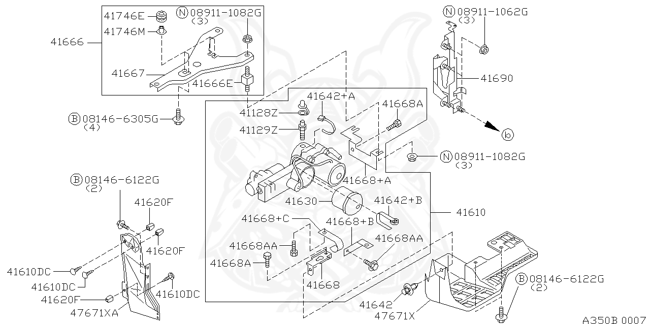 01281-00831 - Nissan - Grommet, Screw - Nengun Performance