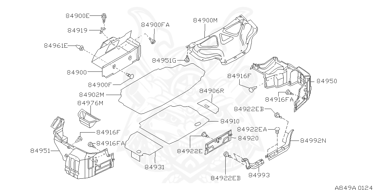 01553-10051 - Nissan - Clip, Trim - Nengun Performance
