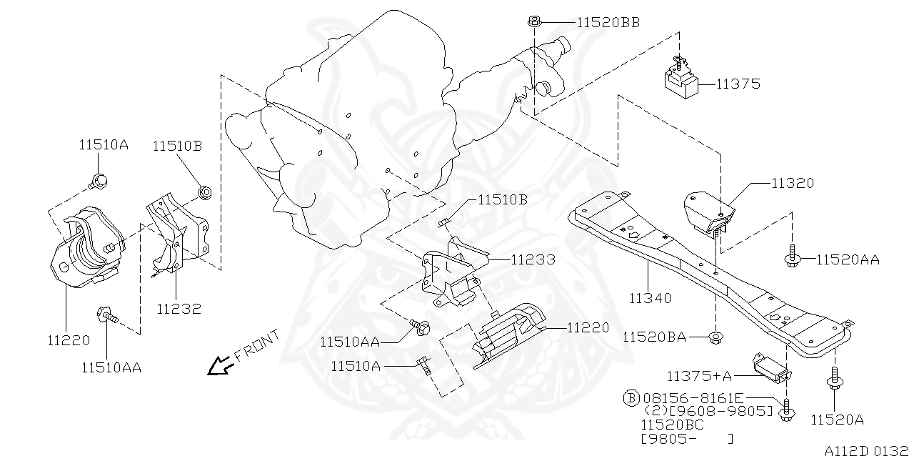 11258-D0101 - Nissan - Nut - Nengun Performance
