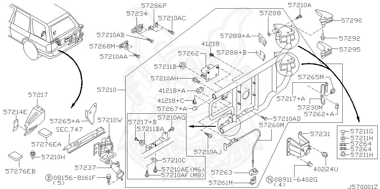 40224-V5510 - Nissan - Nut, Road wheel - Nengun Performance