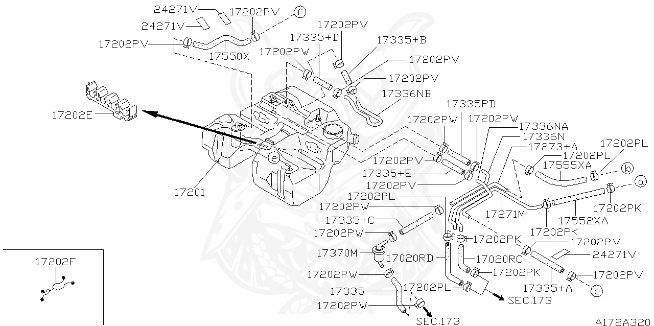 A6440-N7686 - Nissan - Hose, Fuel Fuel Piping - Nengun Performance