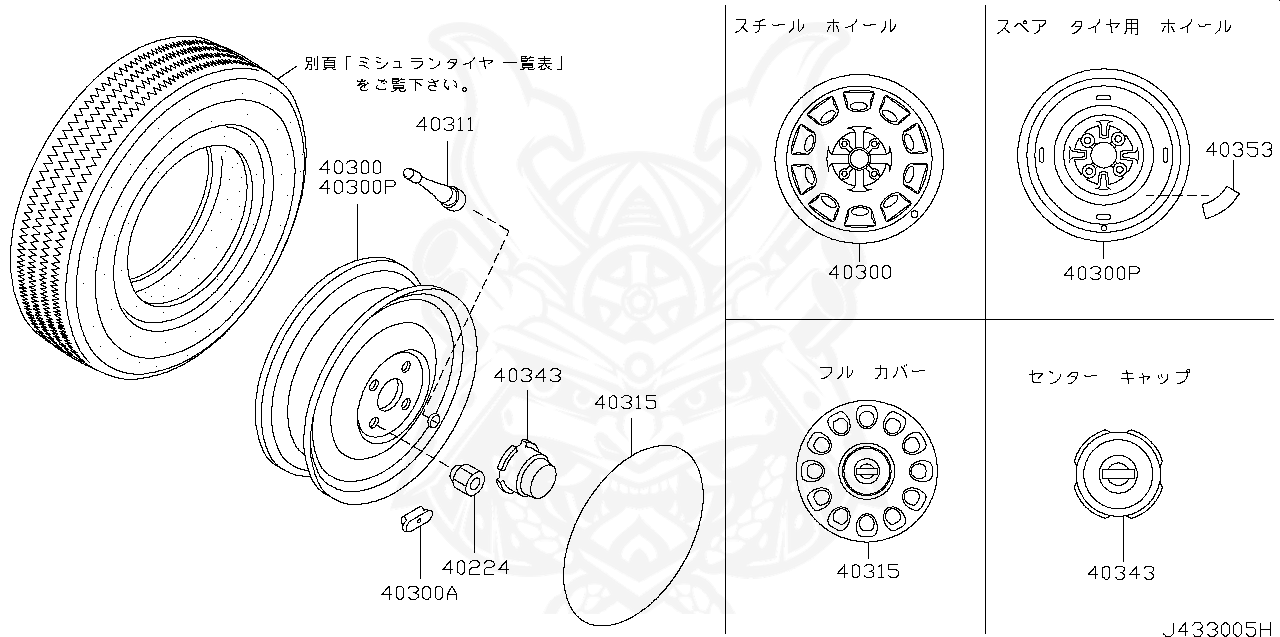 40224-40P00 - Nissan - Nut, Road wheel - Nengun Performance