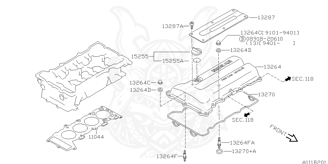 13270-52F00 - Nissan - Gasket, Rocker Cover - Nengun Performance
