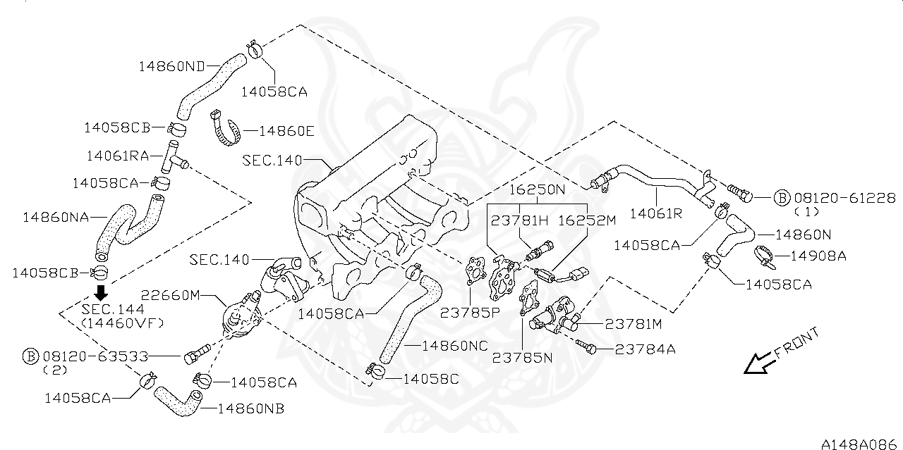 01552-00431 - Nissan - Clip - Nengun Performance