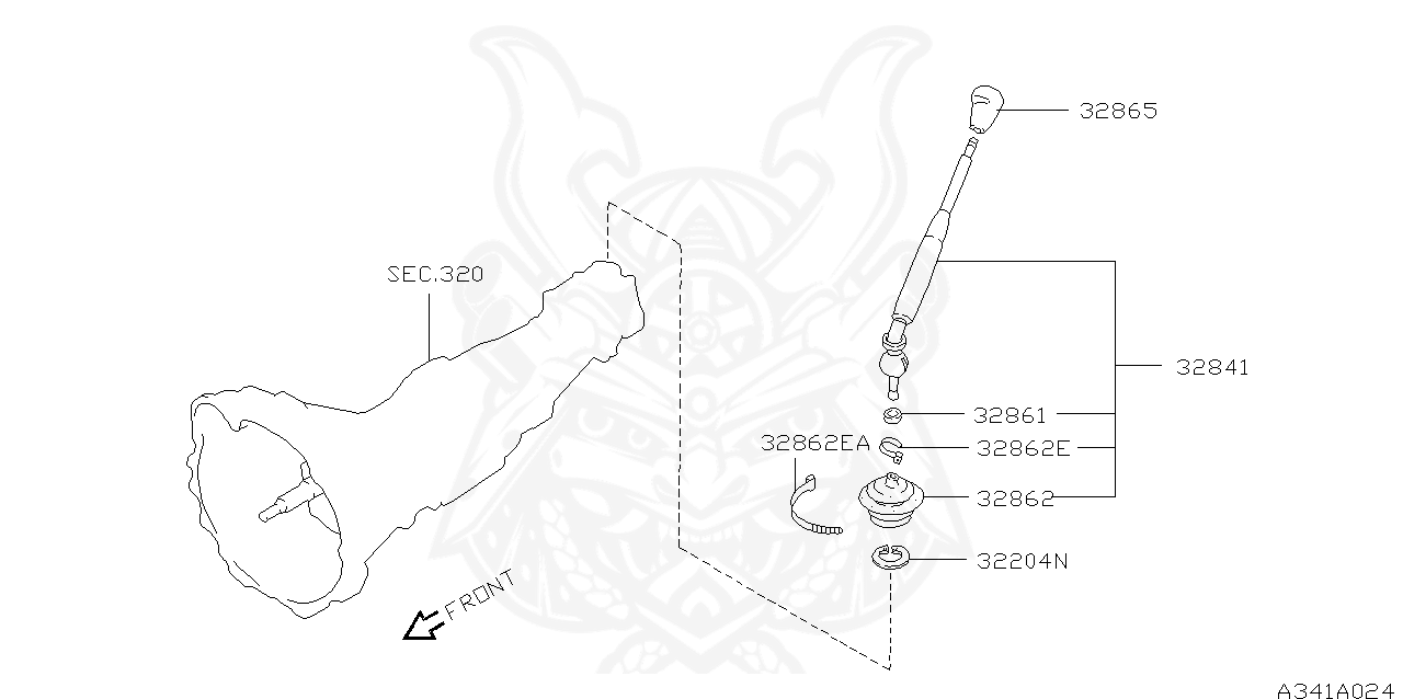 32861-H7301 - Nissan - Bush, Control Lever - Nengun Performance