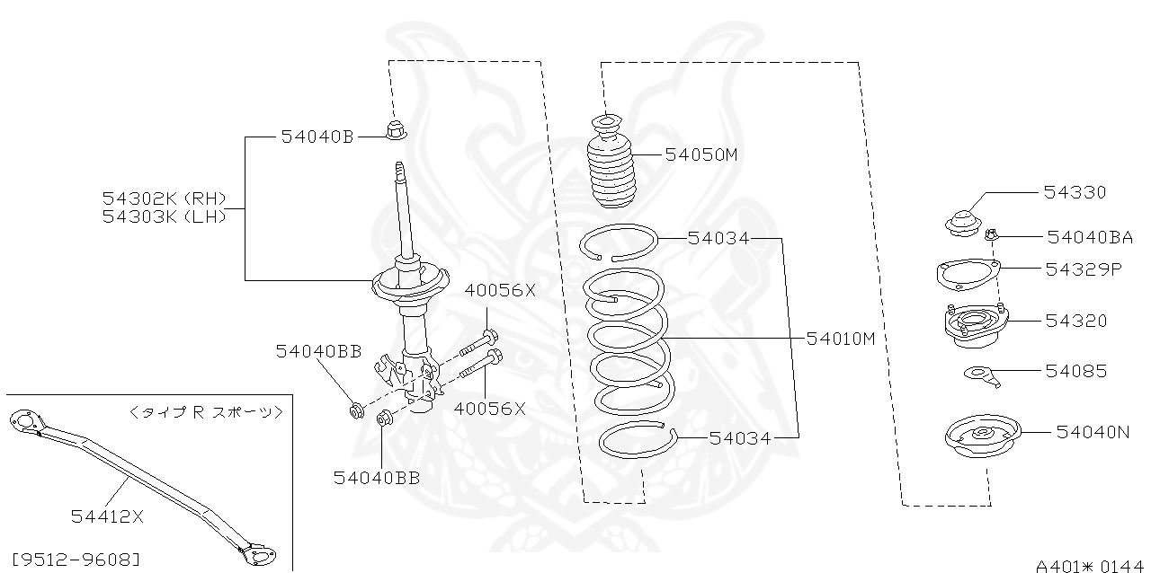40056-50A00 - Nissan - Bolt - Nengun Performance