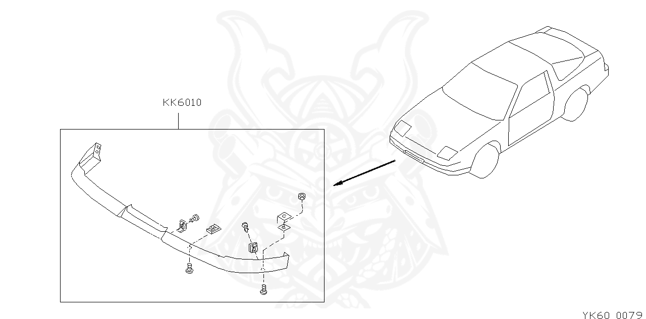 K6010-60F21 - Nissan - Front Spoiler - Nengun Performance