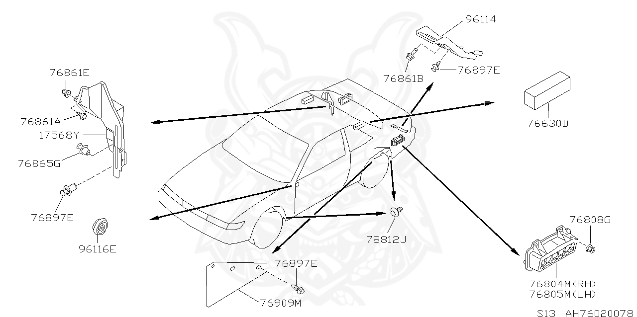01281-00601 - Nissan - Gromet, Screw - Nengun Performance