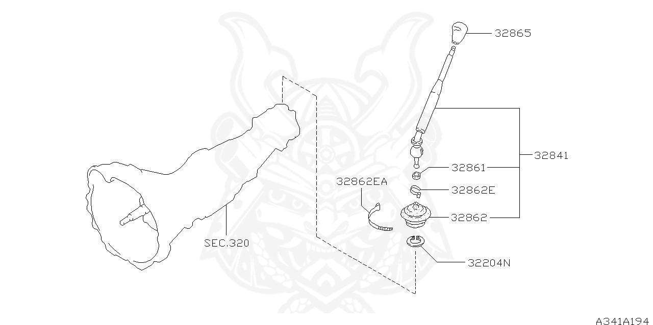 32861-H7301 - Nissan - Bush, Control Lever - Nengun Performance