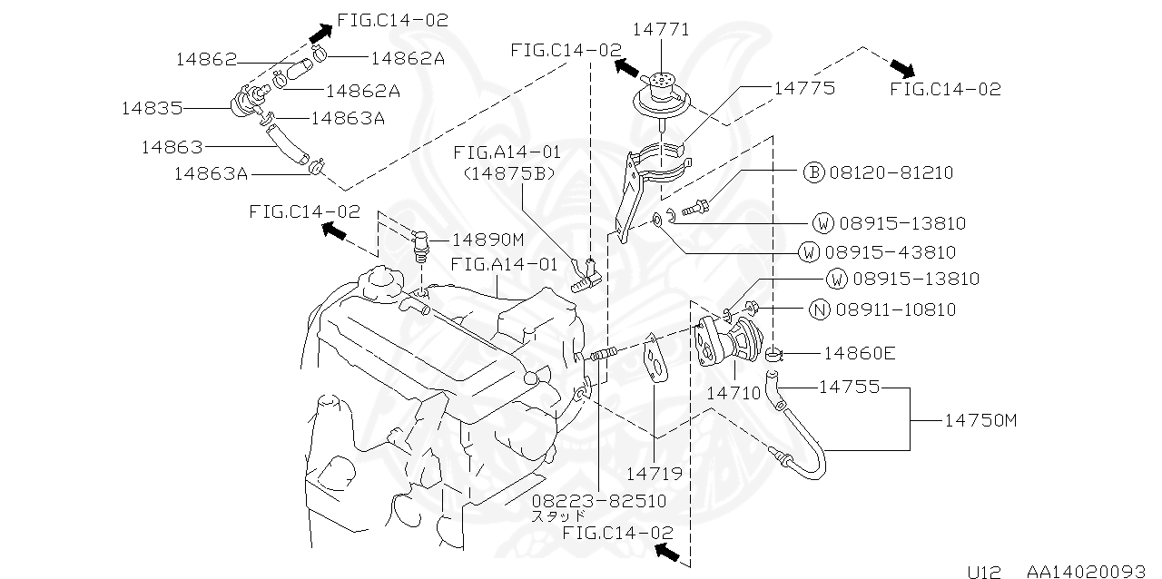 01555-00231 - Nissan - Clamp - Nengun Performance