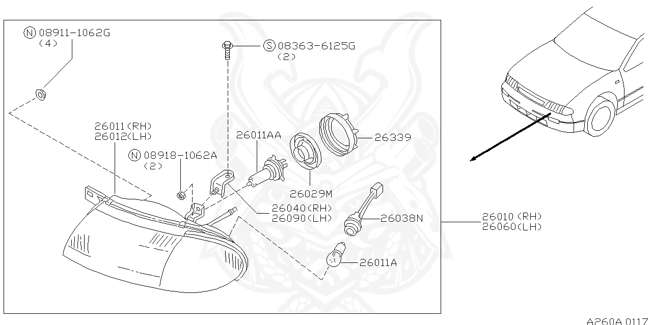 AY080-10003 - Nissan - Bulb - Nengun Performance