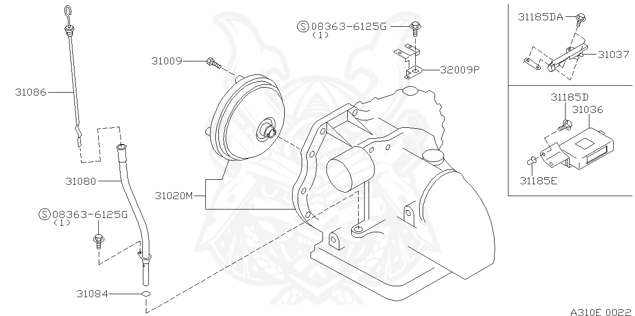 01281-00601 - Nissan - Gromet, Screw - Nengun Performance