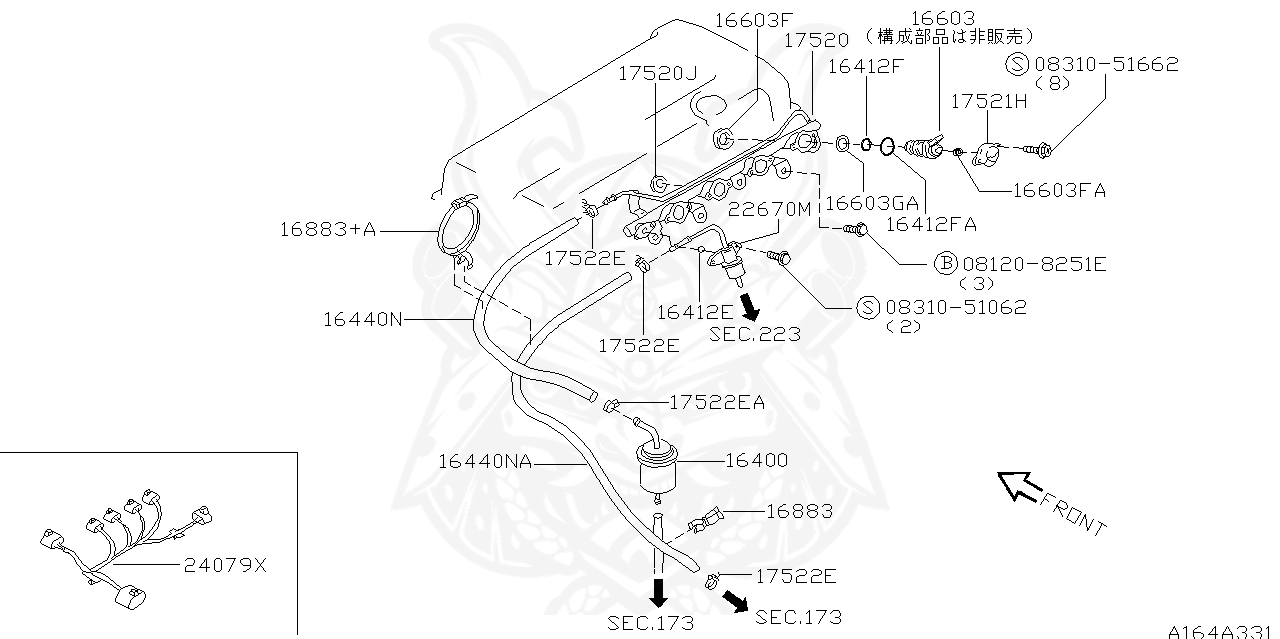 16618-10V10 - Nissan - Seal, O Ring - Nengun Performance