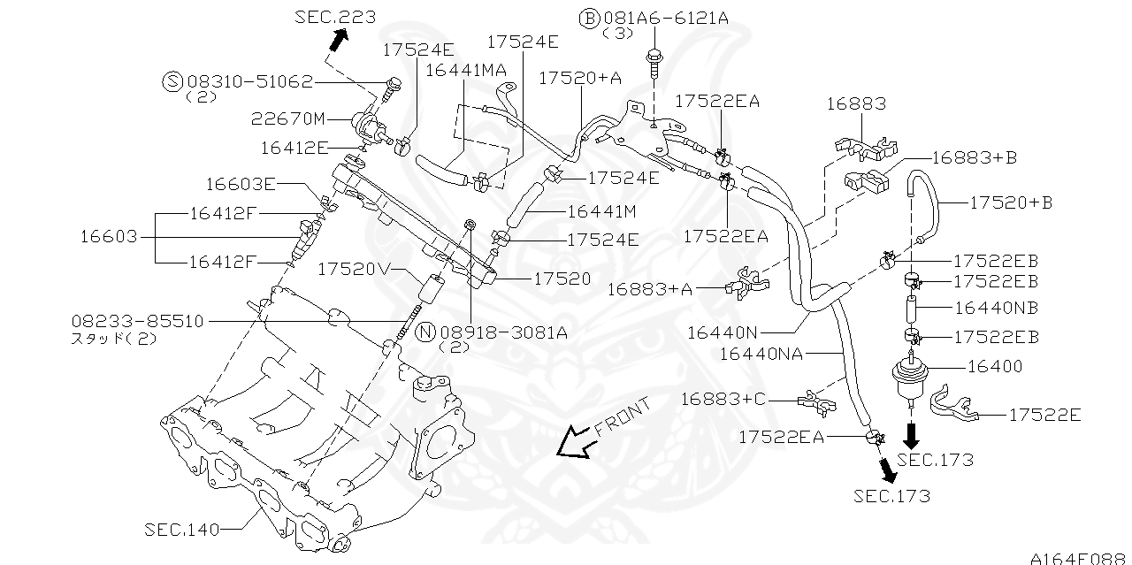 22670-5L320 - Nissan - Fuel Pressure Regulator - Nengun Performance