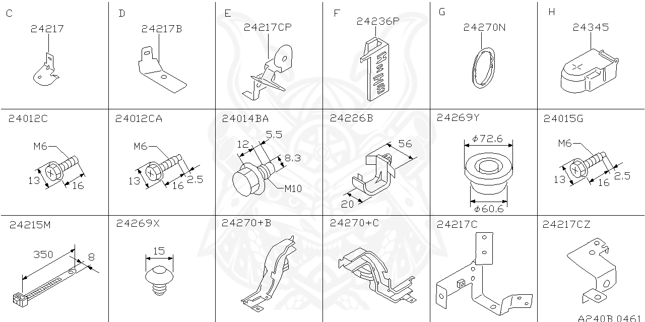 24345-40U05 - Nissan - Cover, Connector - Nengun Performance