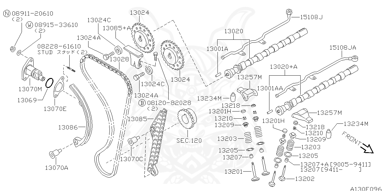 13079-53J01 - Nissan - Gasket, Chain Tensioner - Nengun Performance