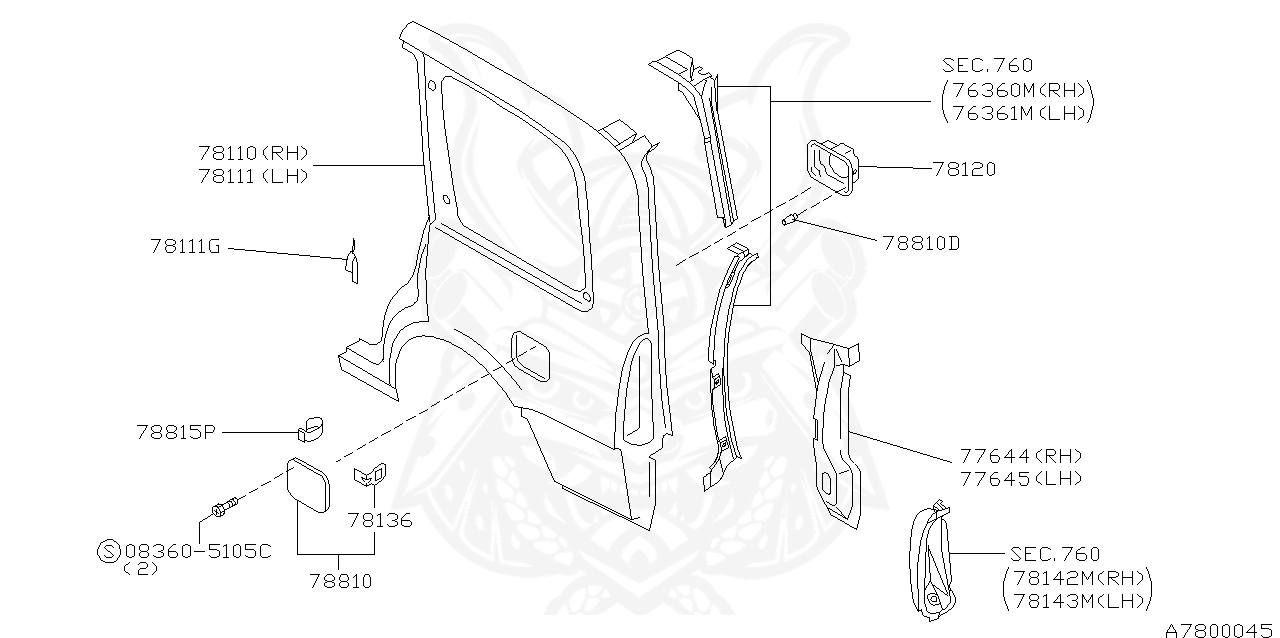 01658-00243 - Nissan - Bumper, Fuel Filler Lid - Nengun Performance