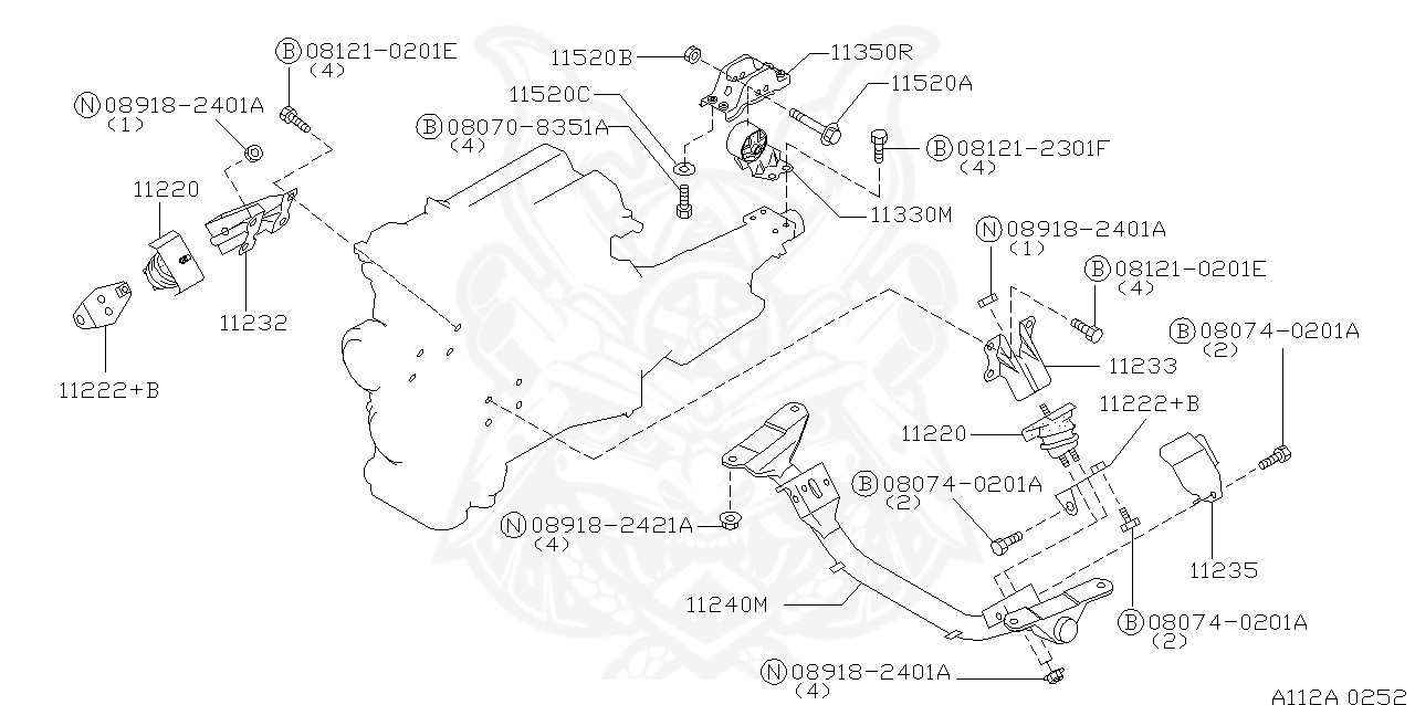 01225-00072 - Nissan - Nut - Nengun Performance