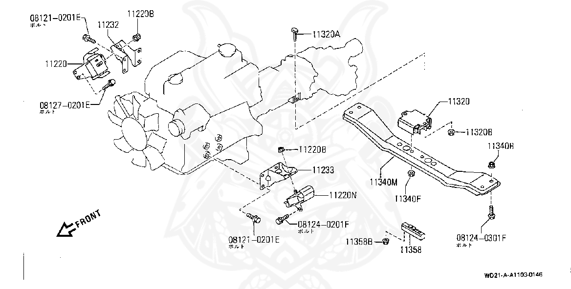 01225-00072 - Nissan - Nut - Nengun Performance