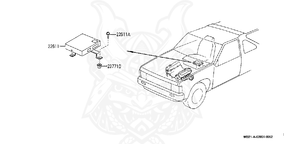 01281-00112 - Nissan - Grommet, Screw - Nengun Performance