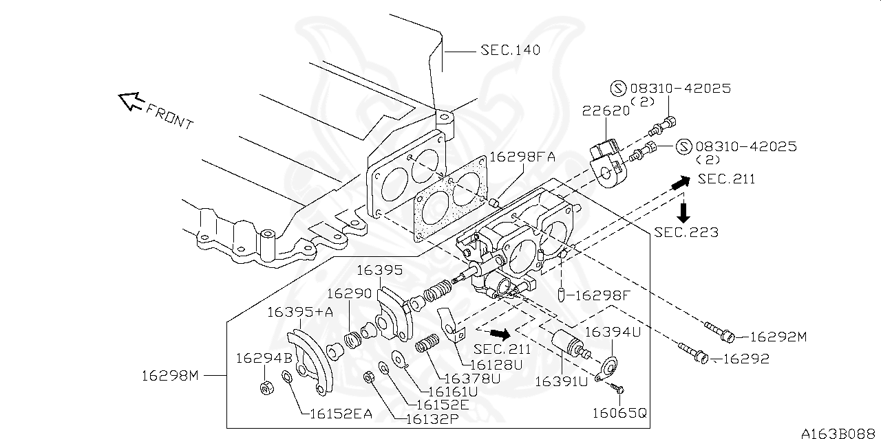 16391-31U00 - Nissan - Element Kit, Thermo - Nengun Performance