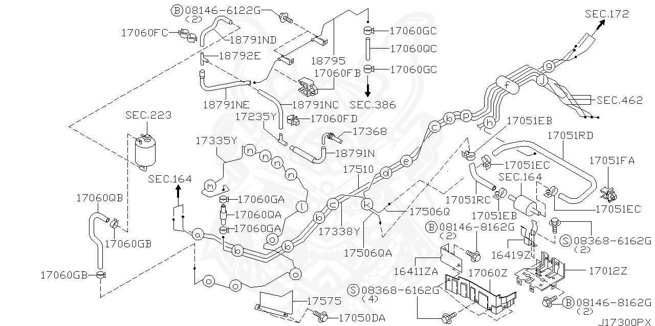 A6440-N7686 - Nissan - Hose, Fuel Fuel Piping - Nengun Performance