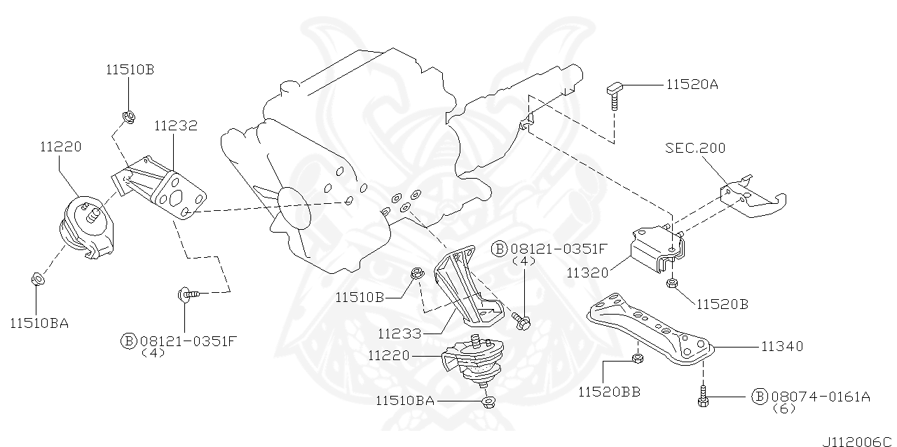 01225-00082 - Nissan - Nut - Nengun Performance