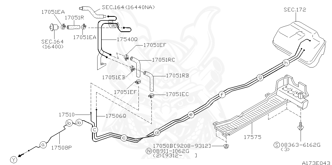 16439-53A00 - Nissan - Clamp, Hose - Nengun Performance