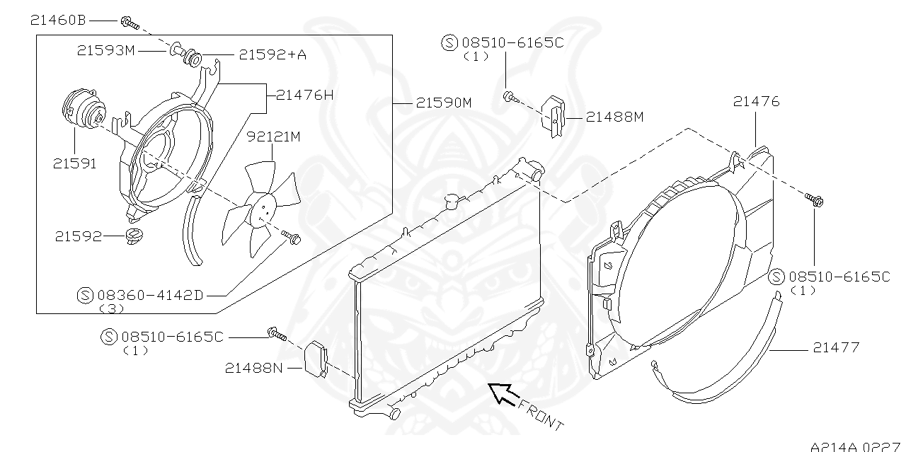 92119-51E00 - Nissan - Mounting - Rubber - Capacitor - Lower - Nengun ...