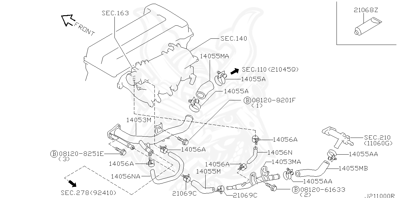 16439-17B00 - Nissan - Clip - Nengun Performance