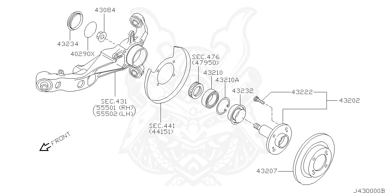 40232-33P00 - Nissan - Wheel Bearing Spacer - Nengun Performance