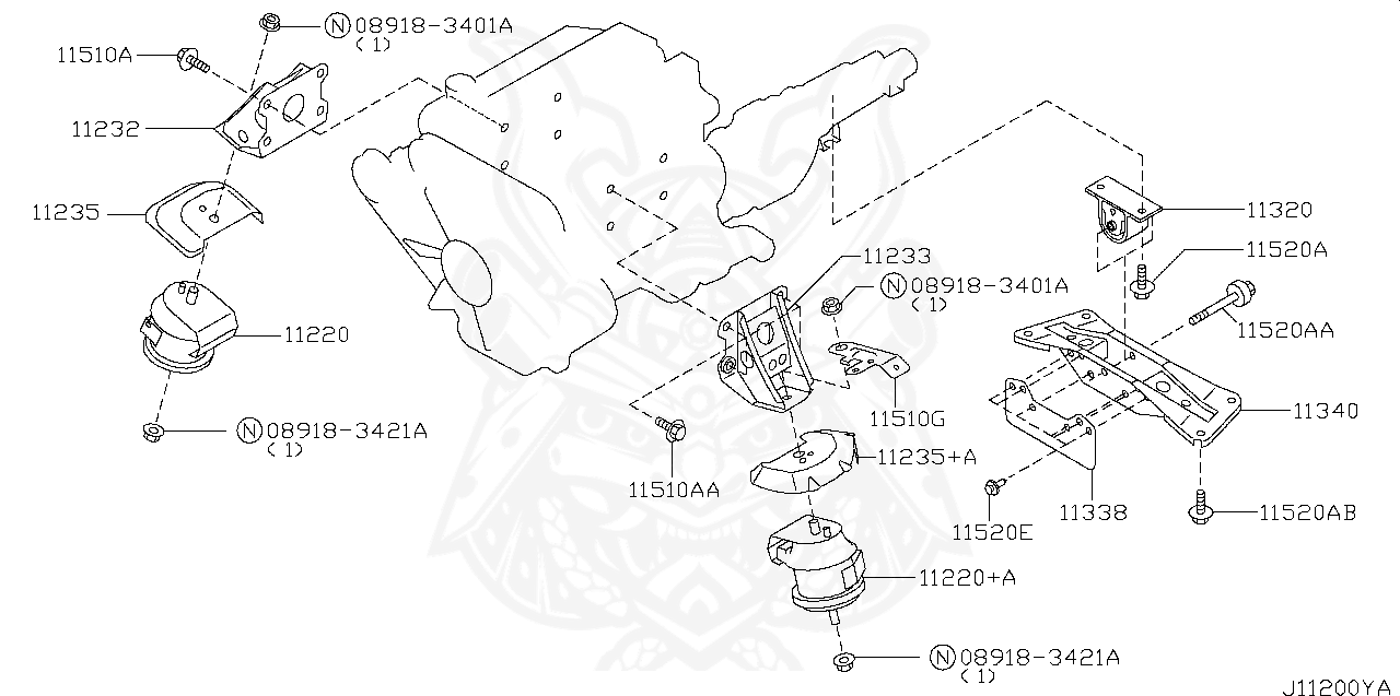 11296-AG000 - Nissan - Clip, Trim - Nengun Performance