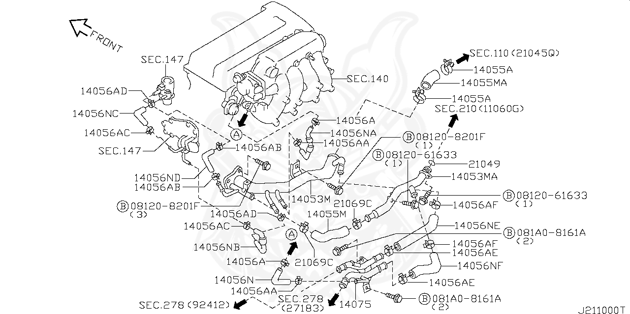 16439-56S00 - Nissan - Clamp, Hose - Nengun Performance