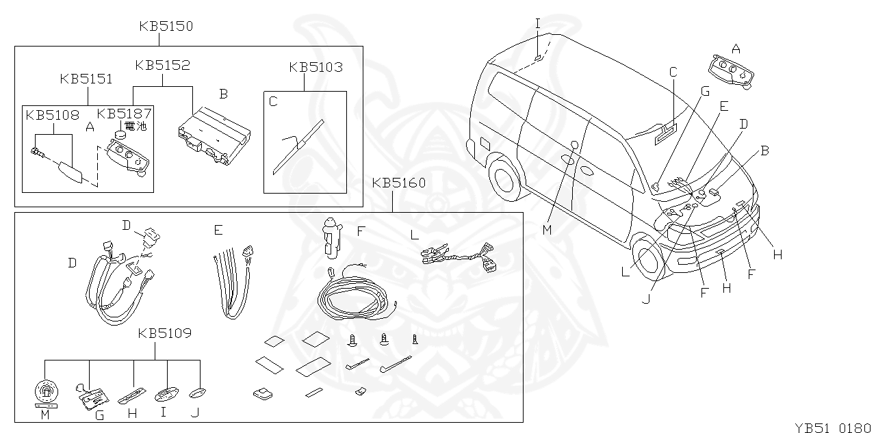 28599-9Y000 - Nissan - Battery, Remote Control Unit - Nengun Performance
