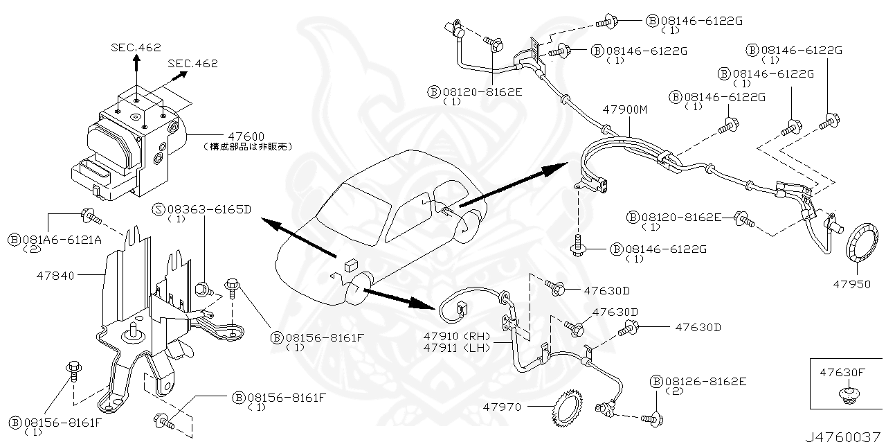 01658-00551 - Nissan - Plug, Front Floor - Nengun Performance