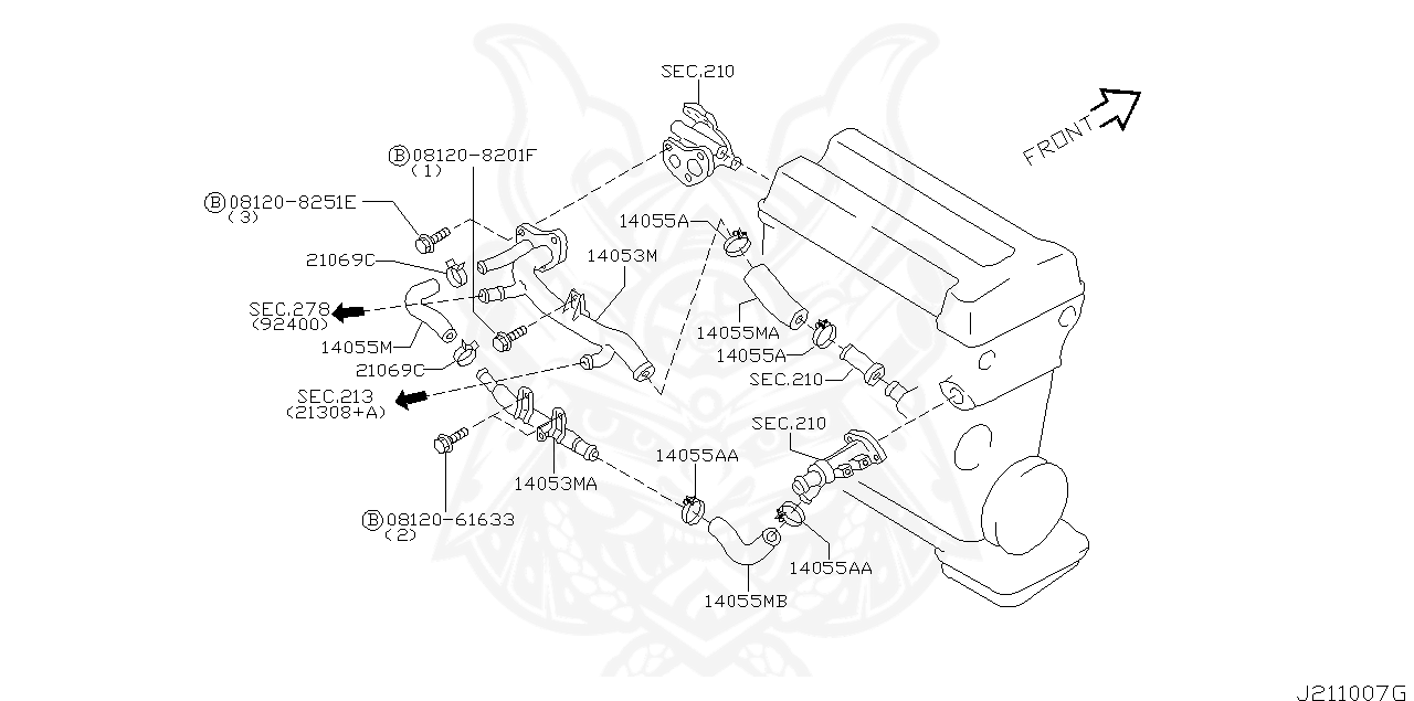 01555-00291 - Nissan - Clamp, Hose - Nengun Performance