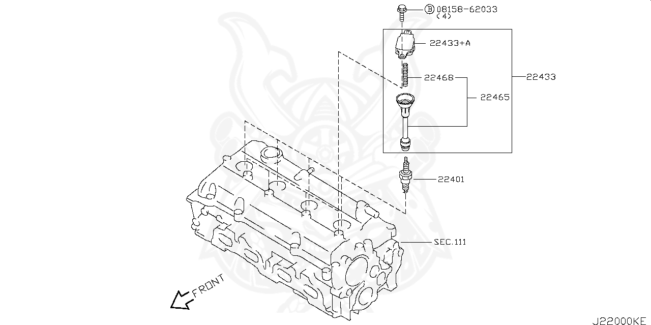 22401-8H515 - Nissan - Spark Plug - Nengun Performance