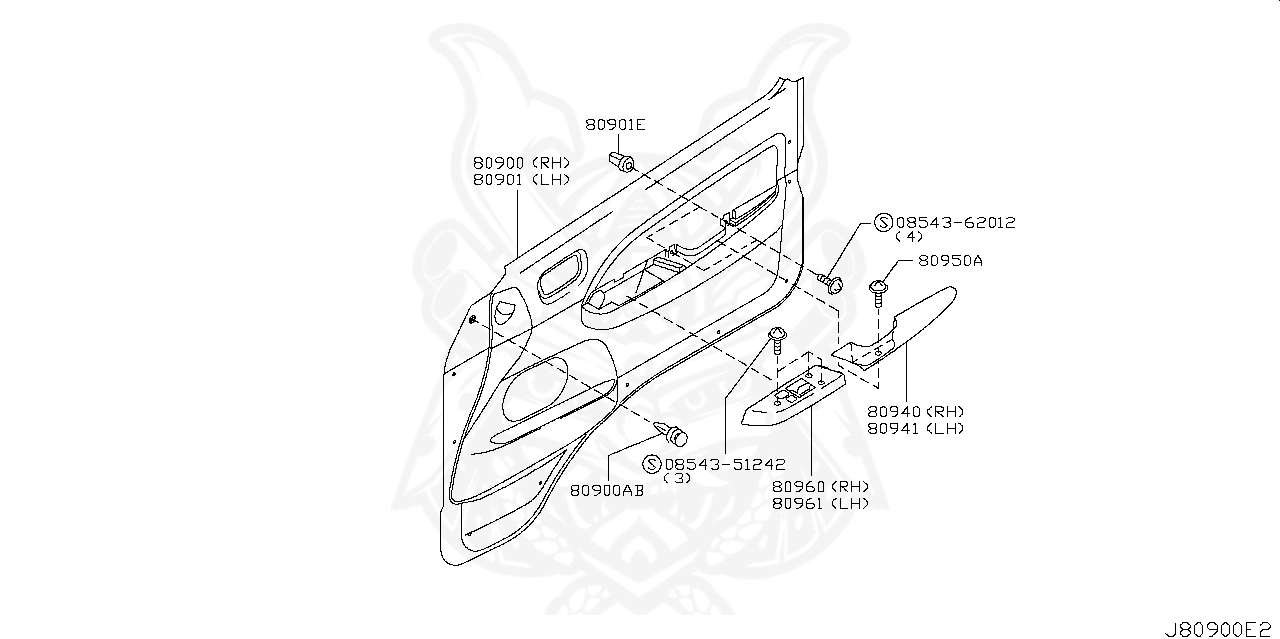 01281-00071 - Nissan - Grommet, Screw - Nengun Performance