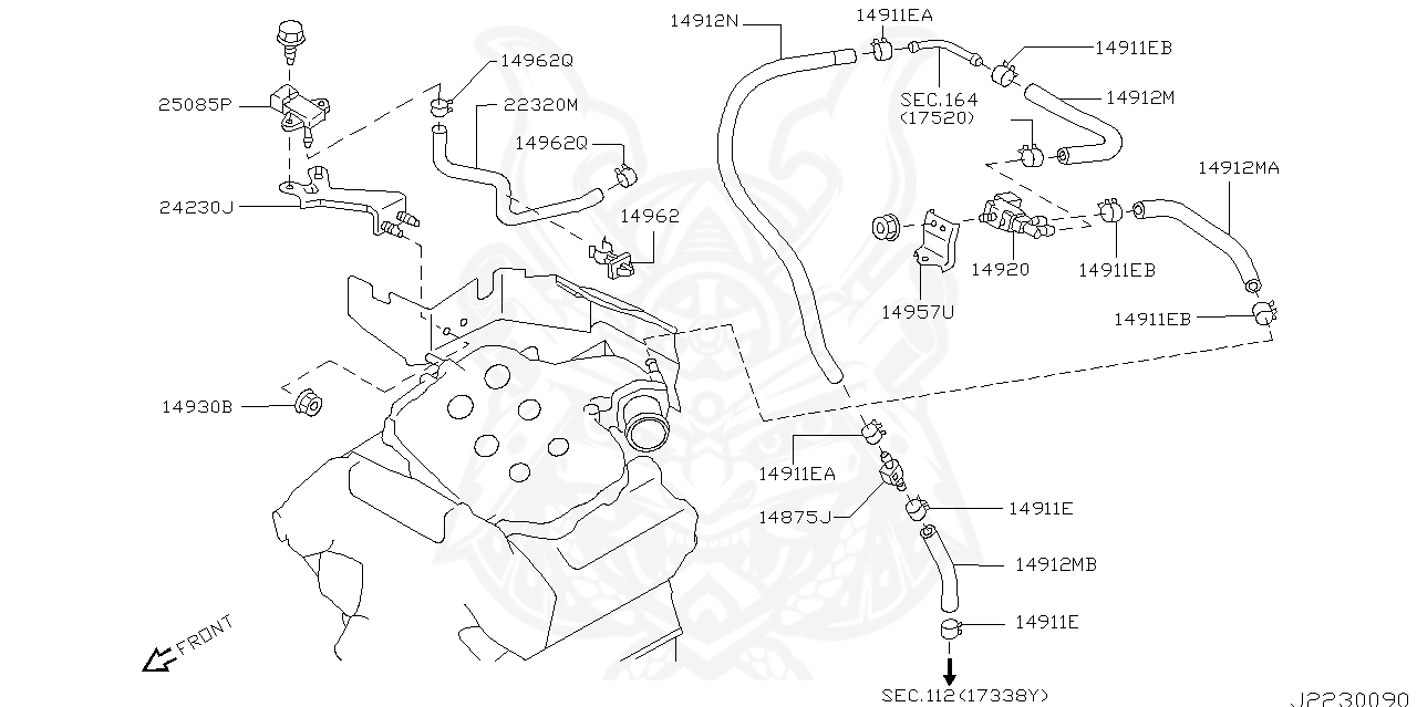 16439-56S00 - Nissan - Clamp, Hose - Nengun Performance