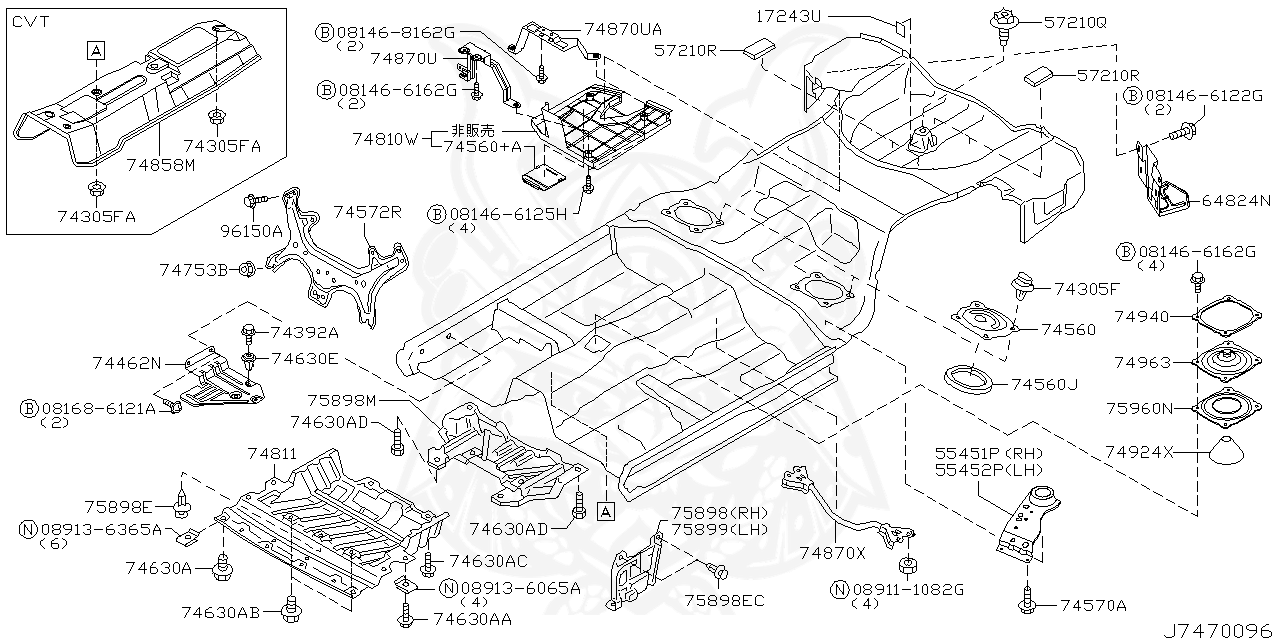 01281-00112 - Nissan - Grommet, Screw - Nengun Performance