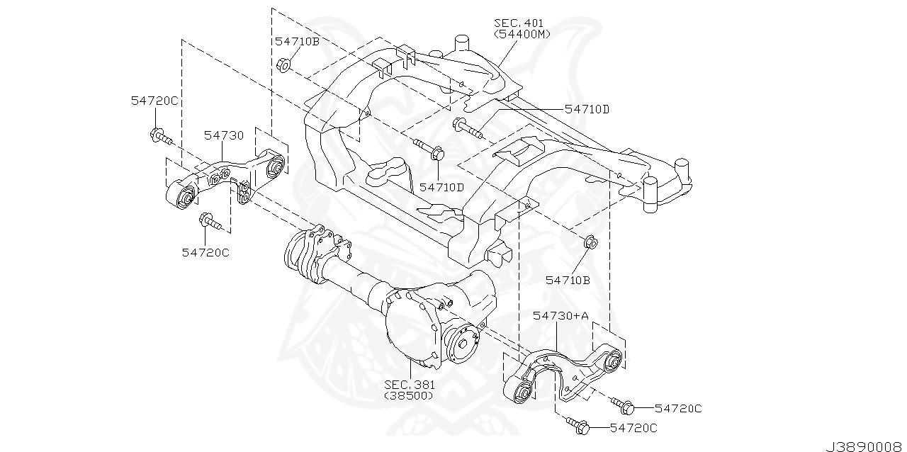 01223-00191 - Nissan - Nut - Nengun Performance